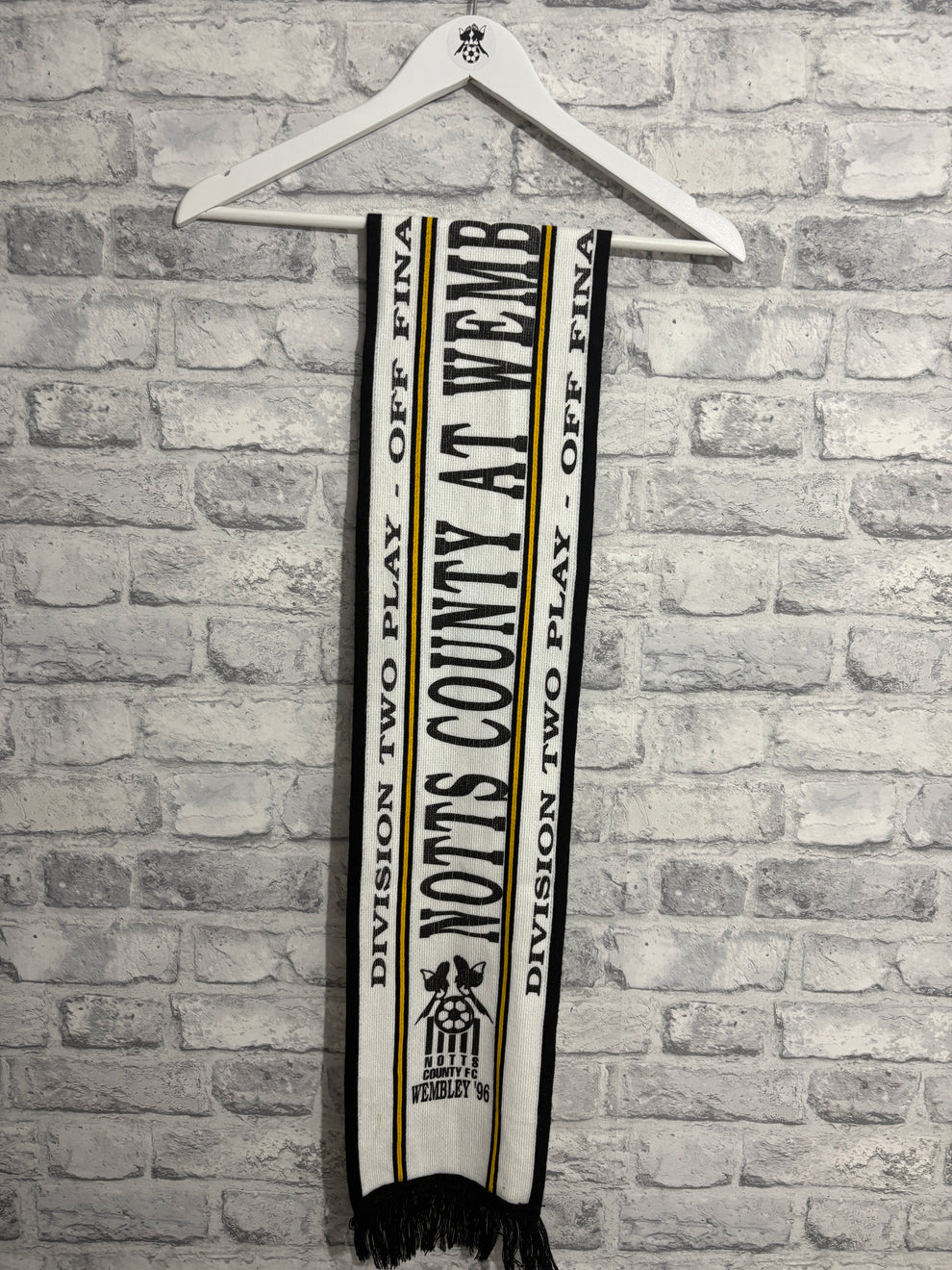 Notts County 1996 Vintage Wembley Scarf – Classic Notts Shirts